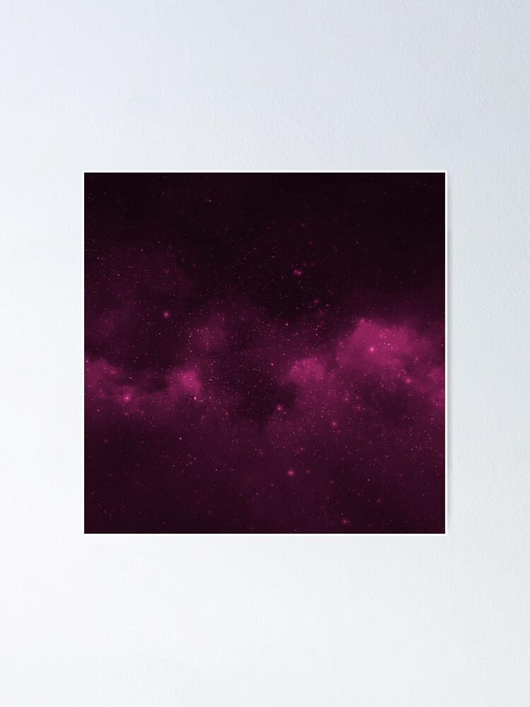 "Fascinating view of the pink cosmic sky" Poster for Sale by Kirill12 ...