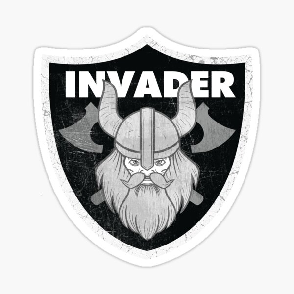 "Invader" Sticker by Tobias1969 | Redbubble
