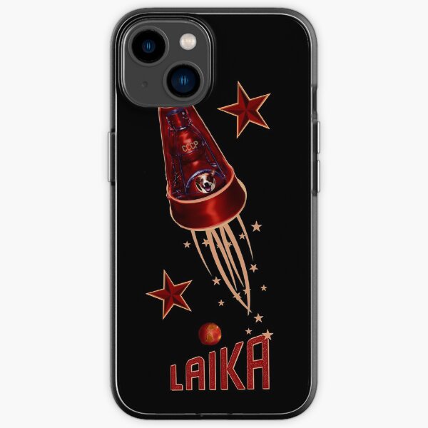 "Laika The CCCP Super Soviet Space Rocket Dog" iPhone Case for Sale by MotorManiaTees | Redbubble