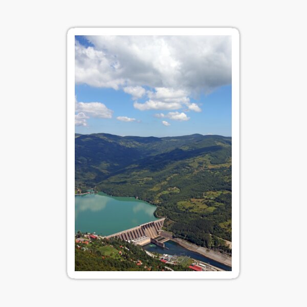 "hydropower plants on Drina river landscape" Sticker for Sale by ...