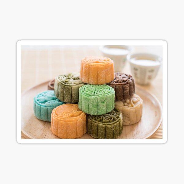 "Mooncake" Sticker for Sale by OrionPhotograph | Redbubble
