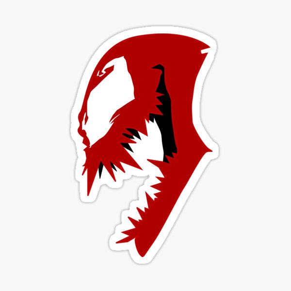 "Carnage" Sticker for Sale by Rakxm | Redbubble