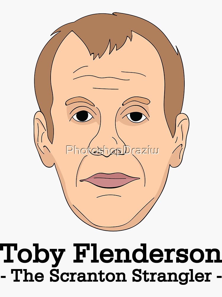 "Toby Flenderson - "The Scranton Strangler"" Sticker for Sale by ...