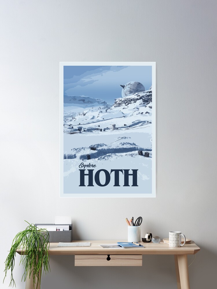 "Hoth" Poster for Sale by Mercury Club | Redbubble