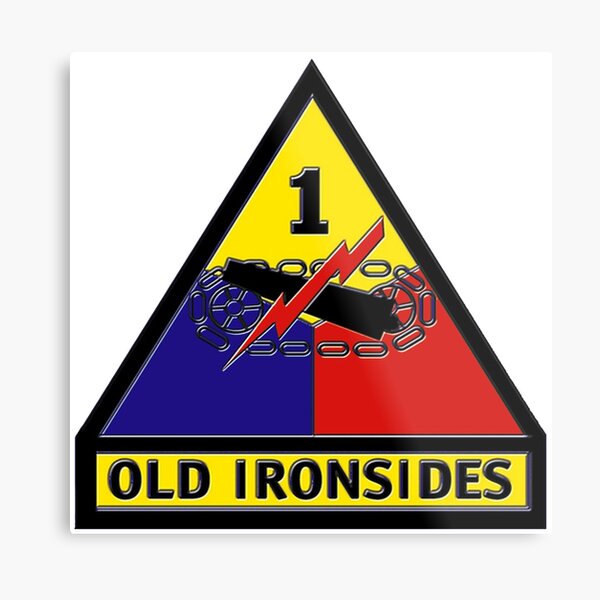 "First Armored Division Logo" Metal Print for Sale by Quatrosales ...