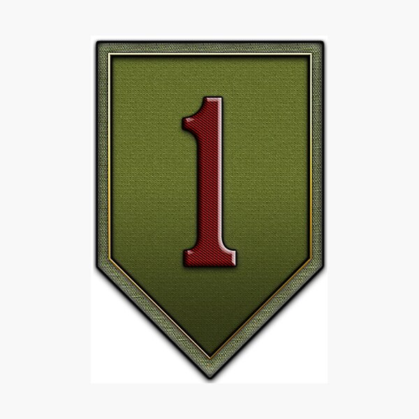 Impression photo « Logo de la 1re Division d'infanterie - Armée ...