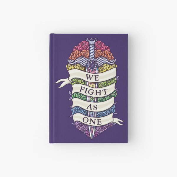 "WE FIGHT AS ONE" Hardcover Journal for Sale by foxflight | Redbubble