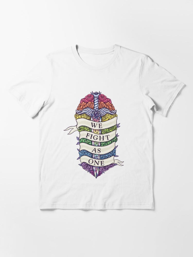"WE FIGHT AS ONE" T-shirt for Sale by foxflight | Redbubble | lgbt t ...