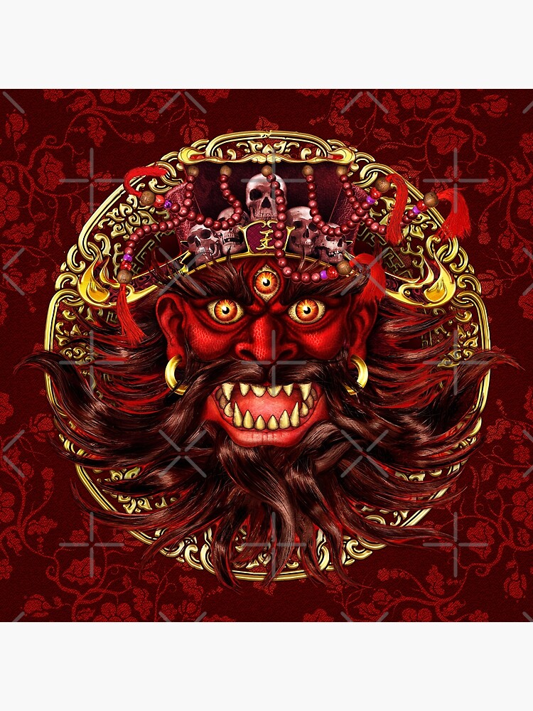 "Yama King of Hell" Poster by AbysmInternal | Redbubble