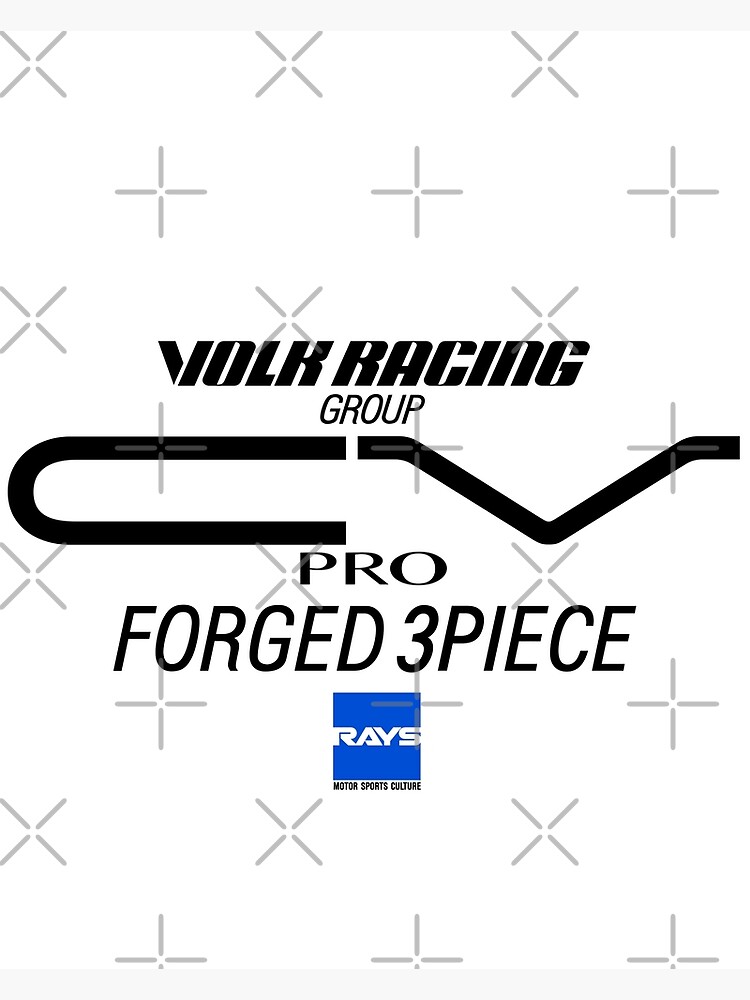 "Rays Volk Racing Group CV Pro black" Photographic Print by lowoctane ...
