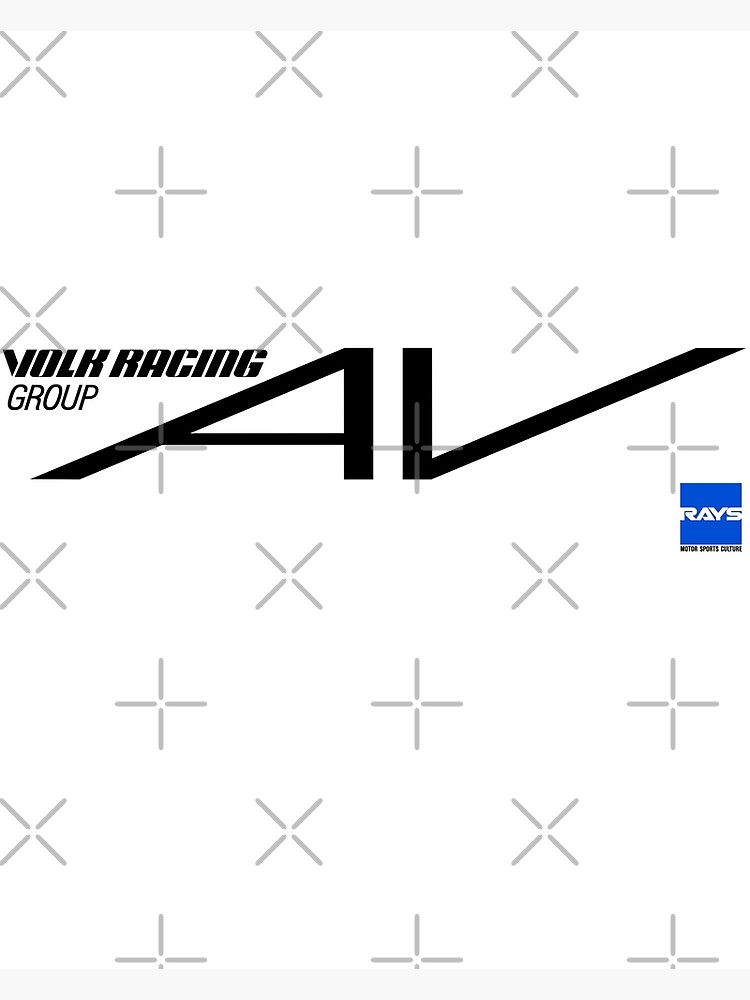 "Rays Volk Racing Group AV 90s Rim Graphic" Art Print by lowoctane ...