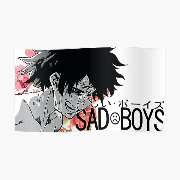 Póster «Izuku Midoriya x SAD BOYS» de taitaniaz | Redbubble