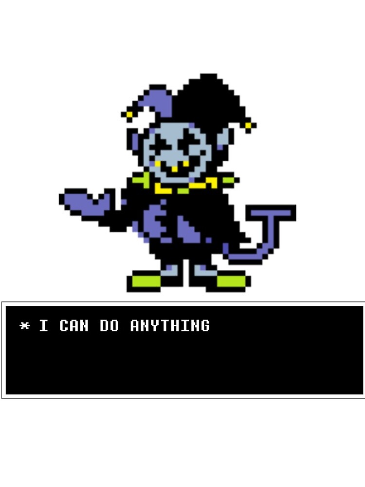 "Jevil - I Can Do Anything" Drawstring Bag for Sale by JoeF140 | Redbubble