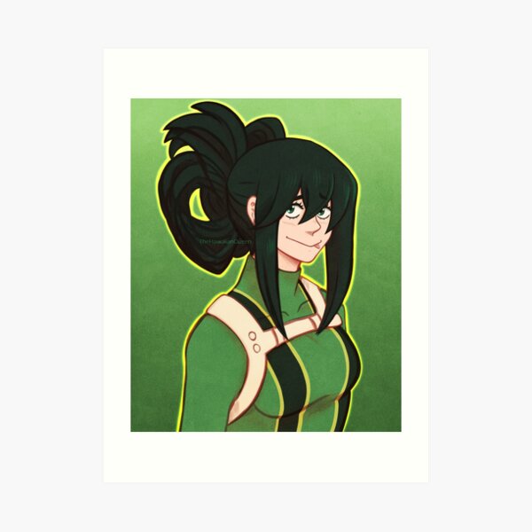 ""Froppy" Tsuyu Asui - MHA" Art Print by THQOfficial | Redbubble