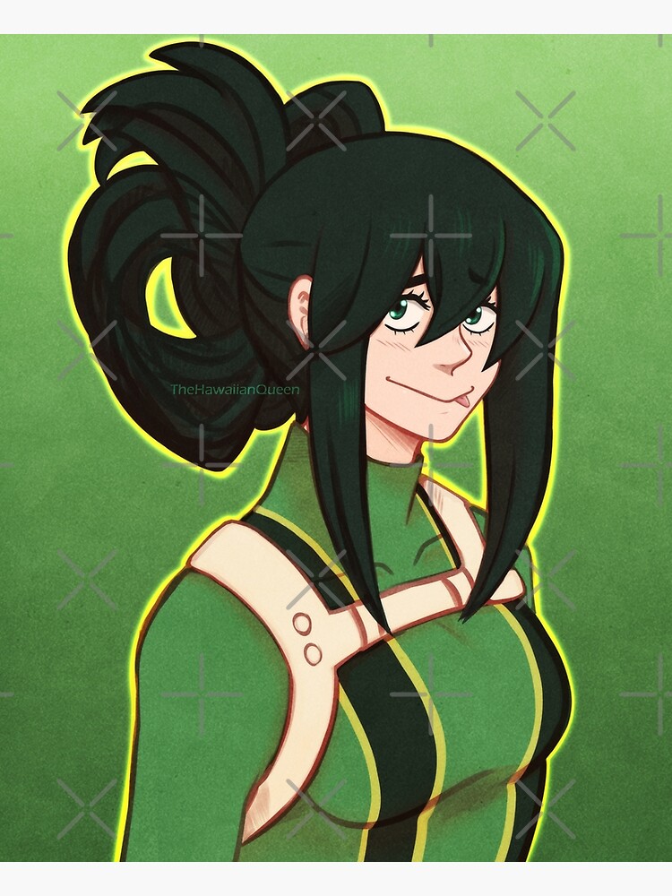 ""Froppy" Tsuyu Asui - MHA" Art Print by THQOfficial | Redbubble