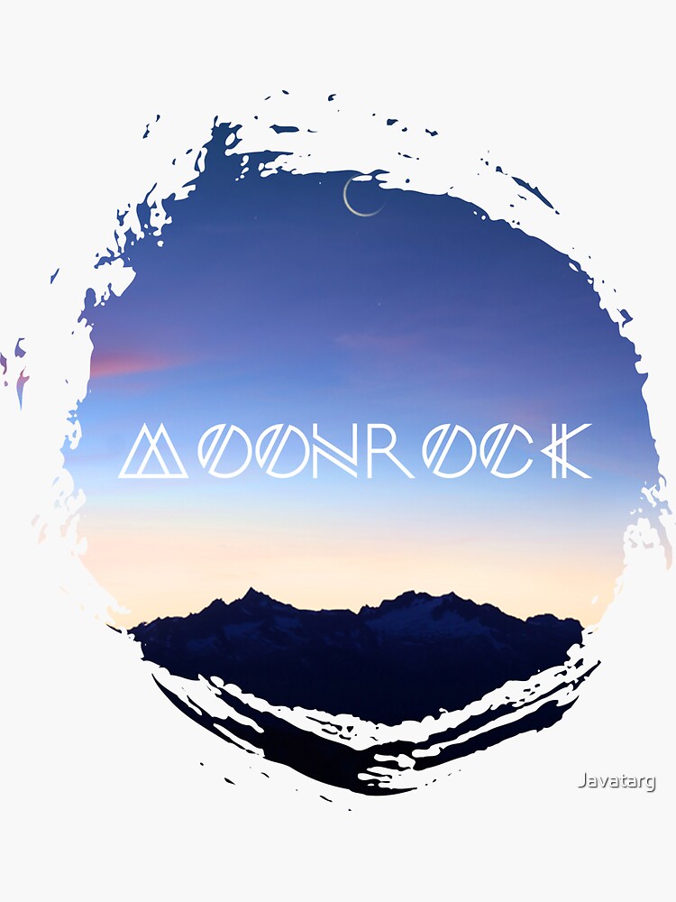 "Moonrock" Sticker for Sale by Javatarg | Redbubble
