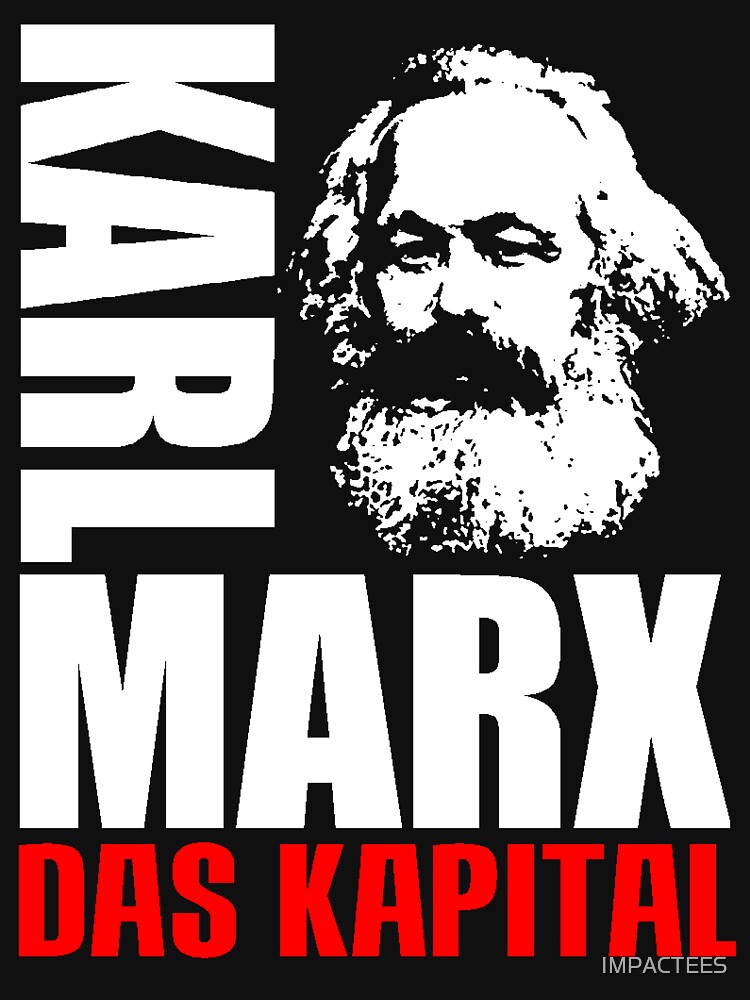"MARX" T-shirt for Sale by IMPACTEES | Redbubble | karl marx t-shirts ...