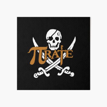 "Pi Pirate" Art Board Print for Sale by GoneWave | Redbubble
