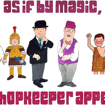 "Mr Benn and Shopkeeper. As if by magic" Active T-Shirt for Sale by ...