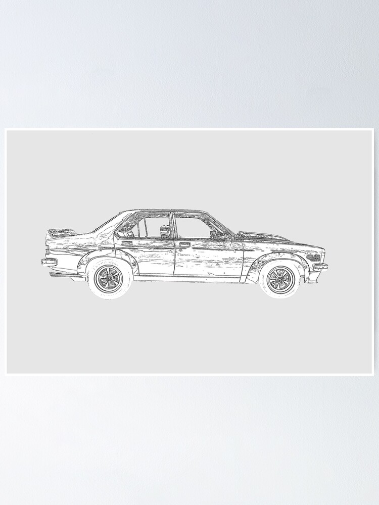 "Holden LH Torana SLR 5000 Sketch" Poster for Sale by jasondaley ...