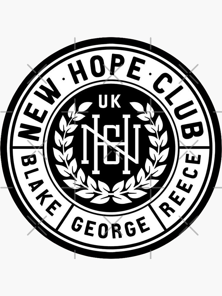 "new hope club logo" Sticker for Sale by hlncxiiiv | Redbubble