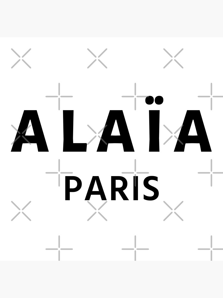 "Alaïa - Alaia Name paris logo" Art Print for Sale by ZeenZeenArts ...