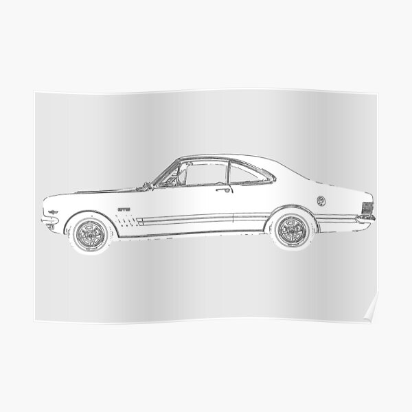 Hk Monaro Posters | Redbubble