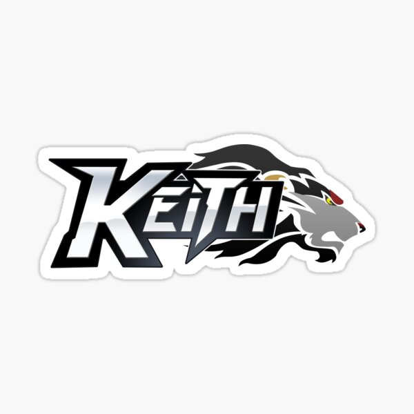 "KEITH Title (Black Ver.)" Sticker for Sale by DoctorBadguy | Redbubble