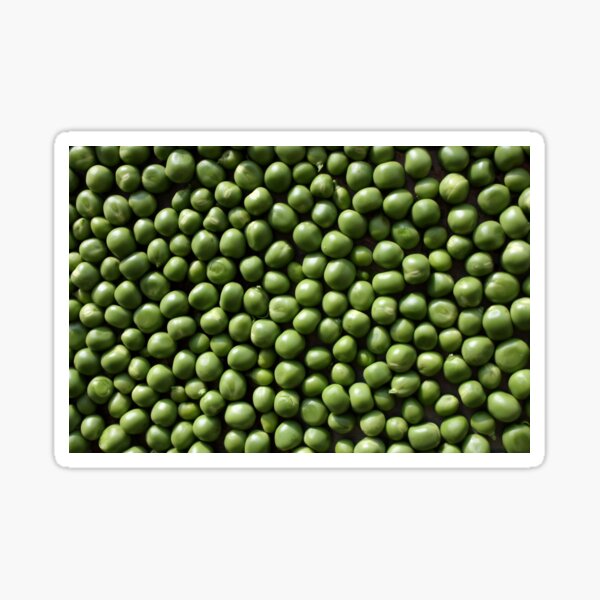"Shelled green peas" Sticker for Sale by photoslot | Redbubble