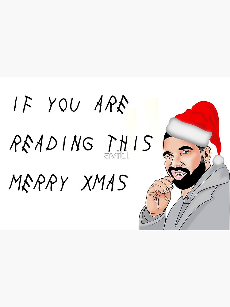 "Drake Merry Xmas" Greeting Card for Sale by avit1 | Redbubble