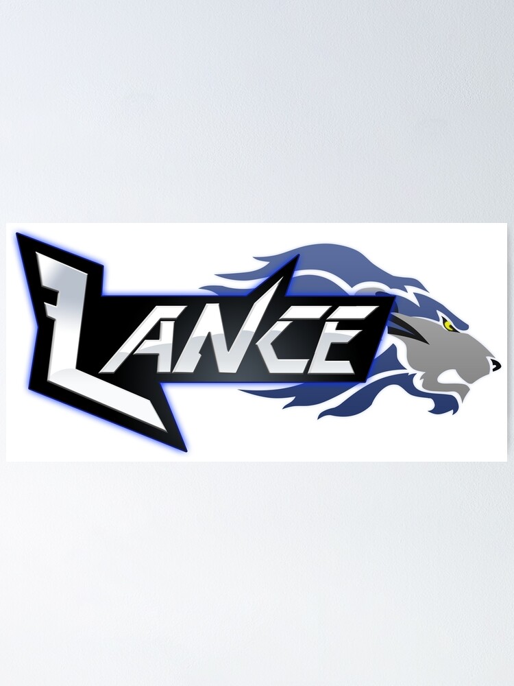 "LANCE Title (Blue Version)" Poster for Sale by DoctorBadguy | Redbubble