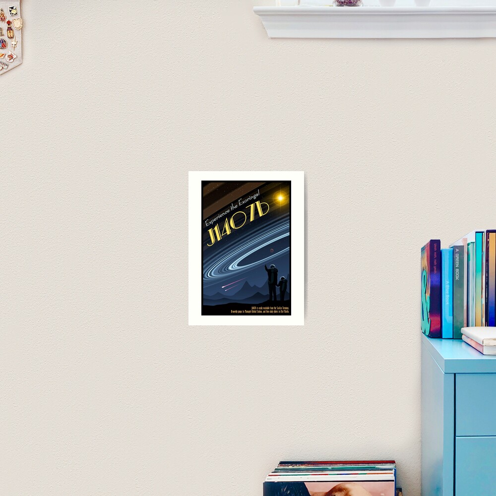 "Space Travel Poster J1407b" Poster for Sale by Mark Garlick | Redbubble