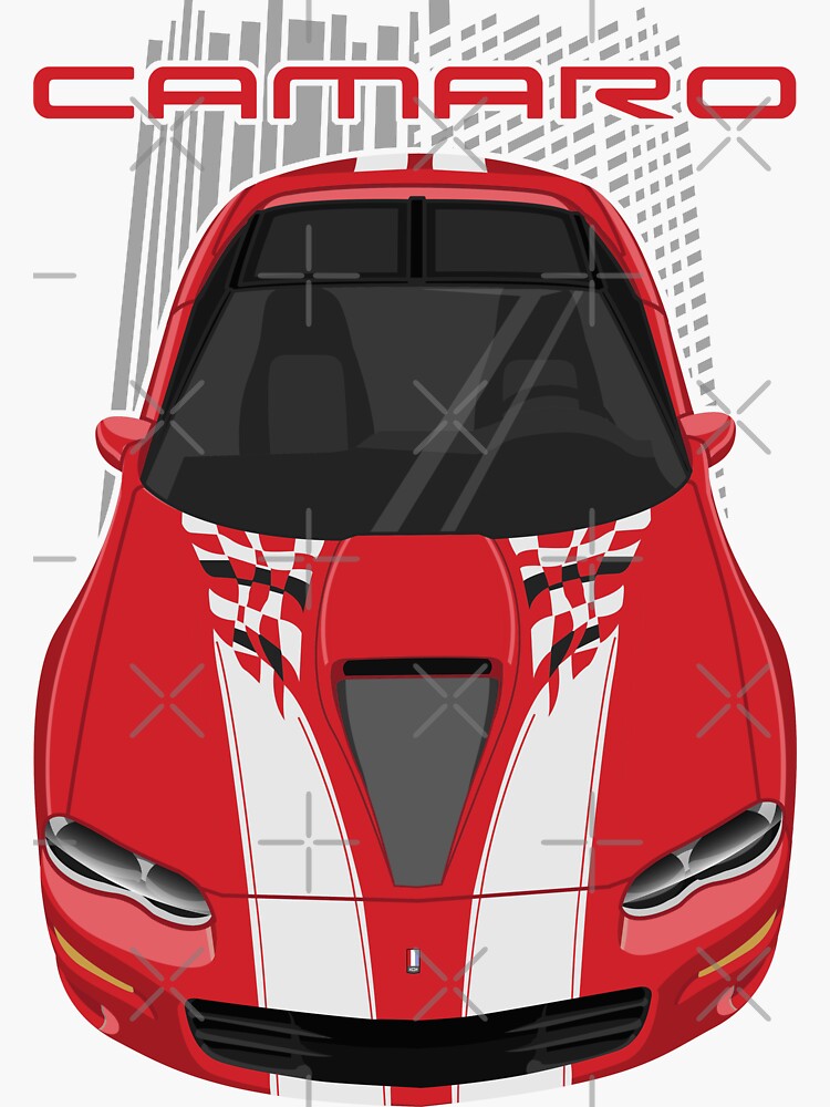 "Camaro 4th gen - Anniversary Edition " Sticker for Sale by V8social ...