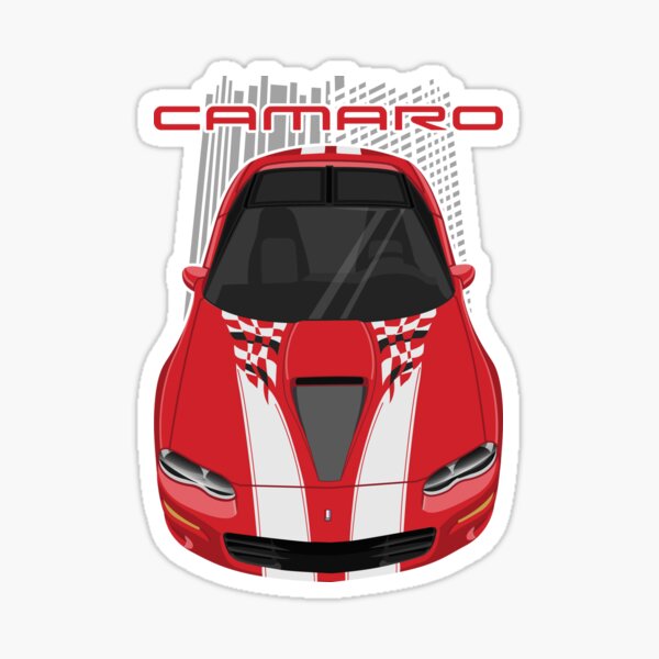 "Camaro 4th gen - Anniversary Edition " Sticker for Sale by V8social ...