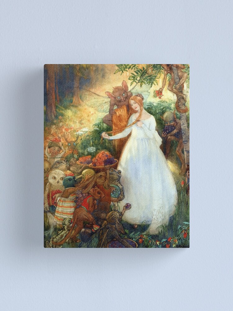 "The Goblin Market - Hilda Hechle" Canvas Print by forgottenbeauty ...