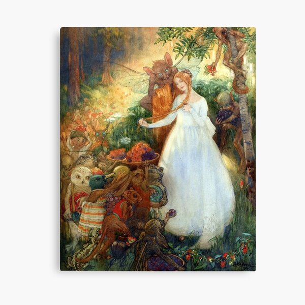 "The Goblin Market - Hilda Hechle" Canvas Print by forgottenbeauty ...