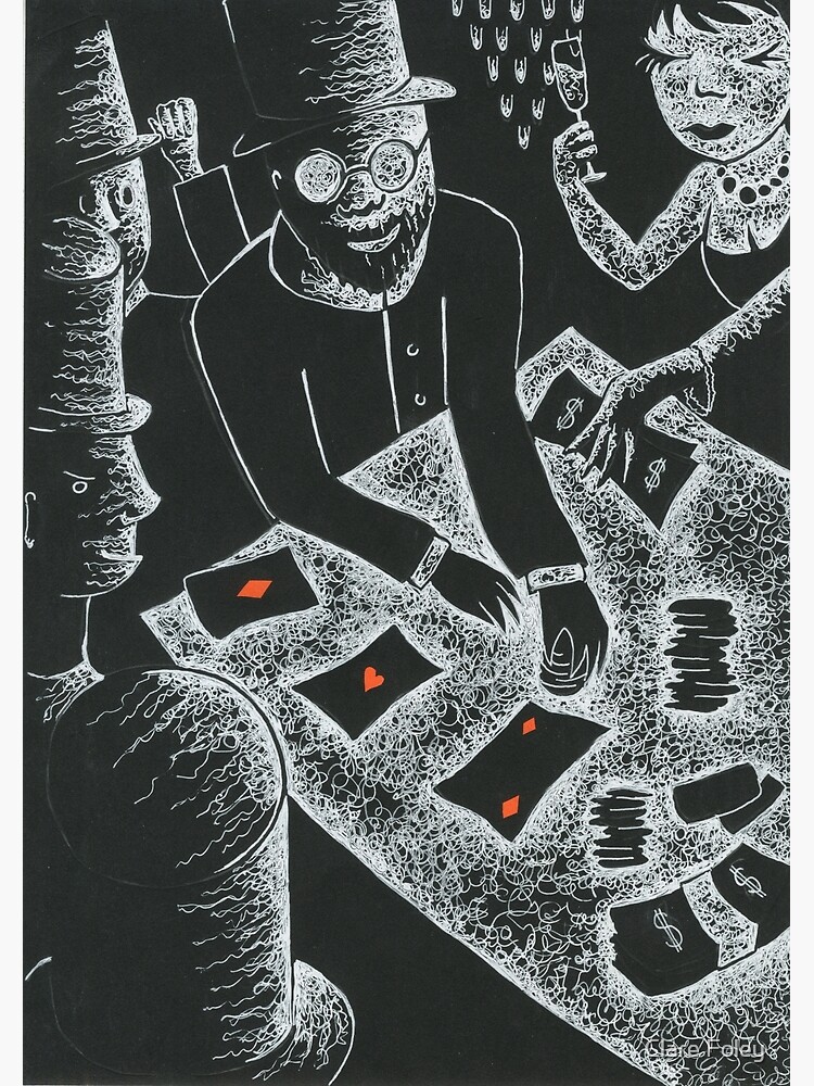 "Joseph Weil and the Faro Bank Con" Poster by clare-foley | Redbubble