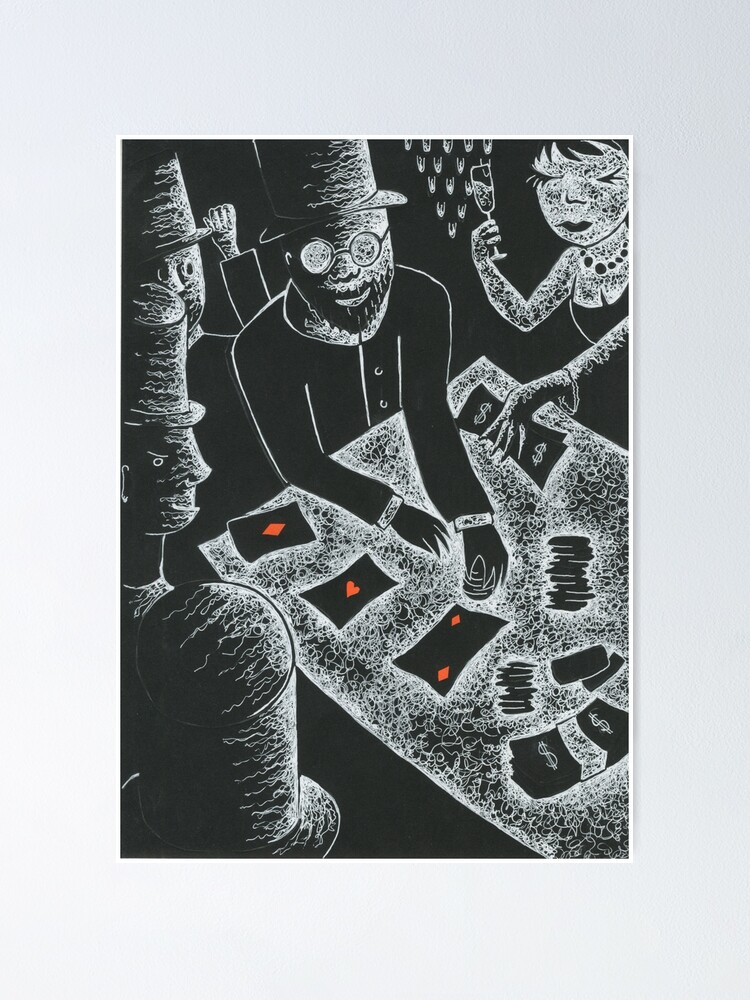 "Joseph Weil and the Faro Bank Con" Poster by clare-foley | Redbubble