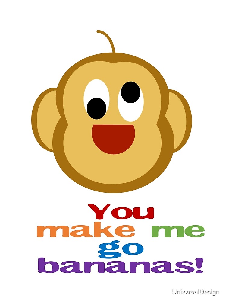 "Cute Derpy Monkey for any occasion. Includes colorful text and ...