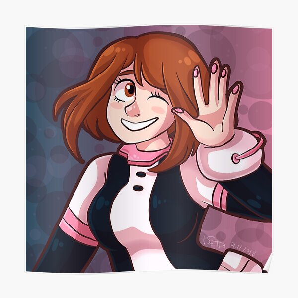 "Uraraka Ochako" Poster for Sale by Kasiona | Redbubble