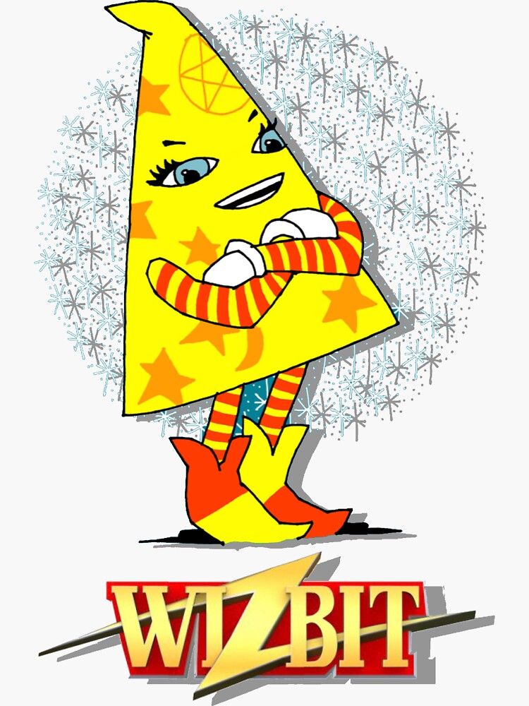"Wizbit" Sticker for Sale by WITNIT | Redbubble