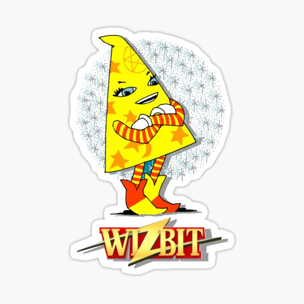 "Wizbit" Sticker for Sale by WITNIT | Redbubble