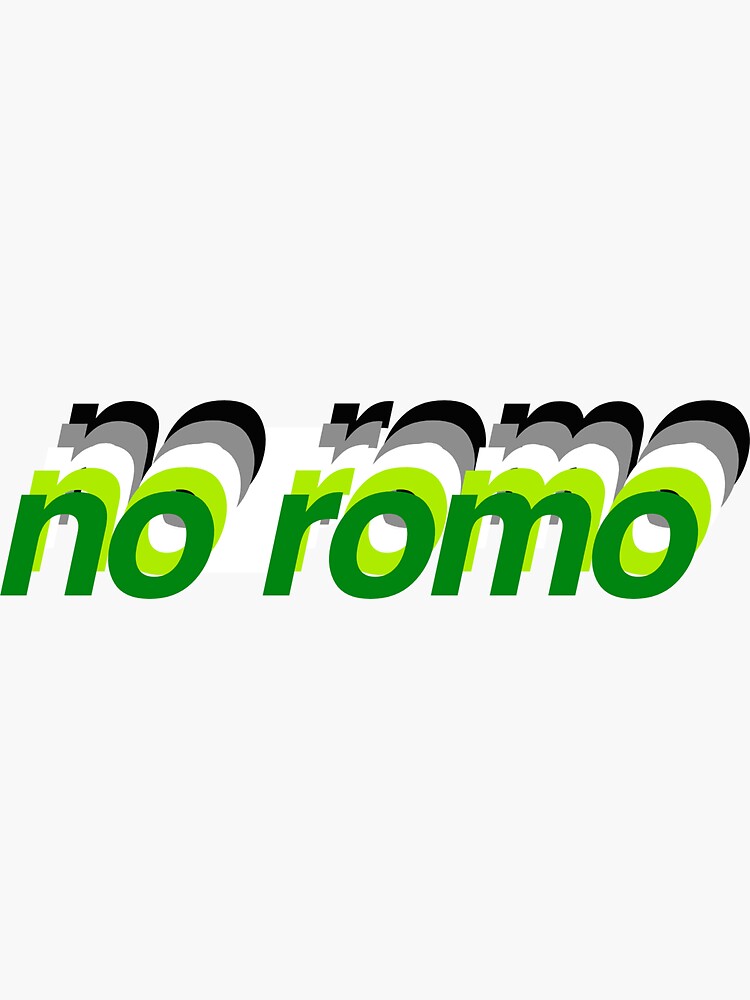 "No Romo" Sticker for Sale by rosielord | Redbubble
