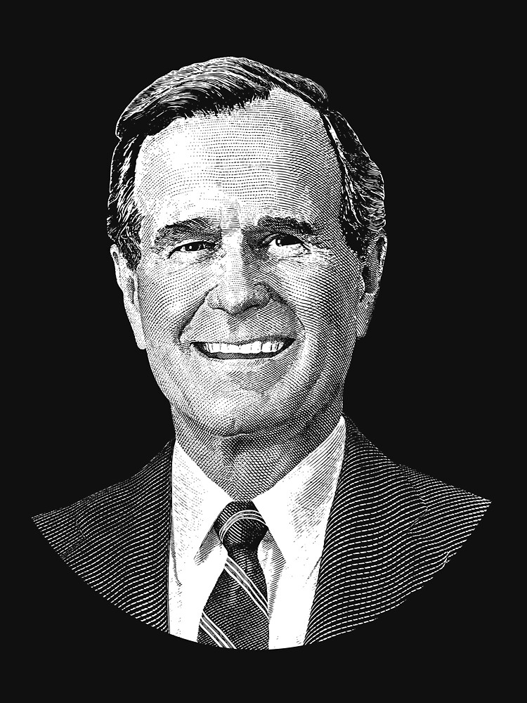 "President George H. W. Bush Graphic" T-shirt for Sale by ...