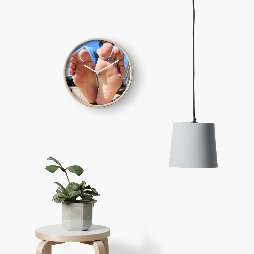 "Foot Fetish Soles" Clock for Sale by litfeet | Redbubble