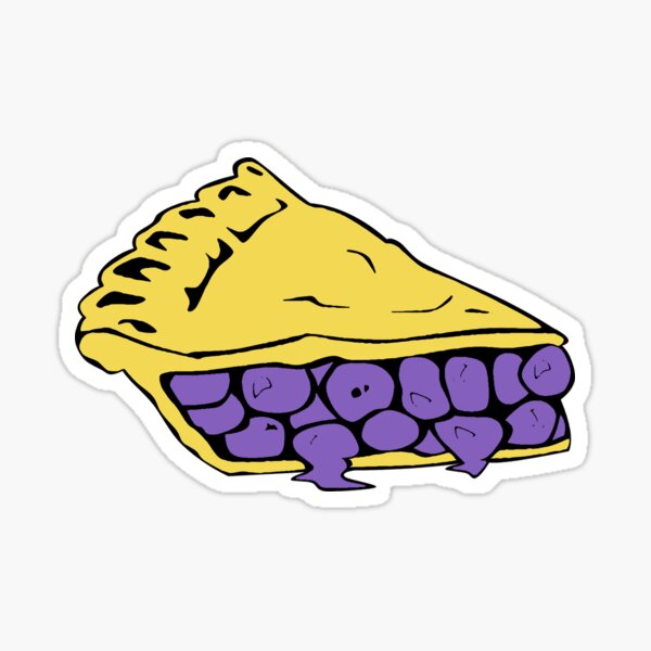 "Pie" Sticker for Sale by drakejess2016 | Redbubble