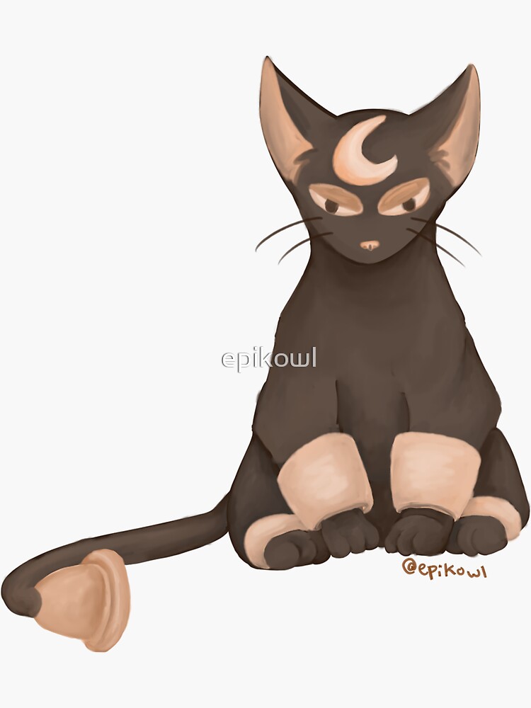 "Benevolent Berurun" Sticker for Sale by epikowl | Redbubble