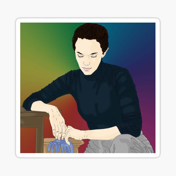 "Theo" Sticker for Sale by WynnsicalWorks | Redbubble