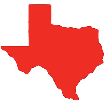 "Red Texas" Sticker for Sale by Cool Guy | Redbubble