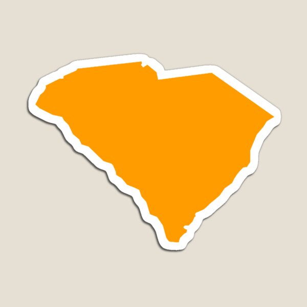 "Orange South Carolina" Magnet for Sale by Cool Guy | Redbubble